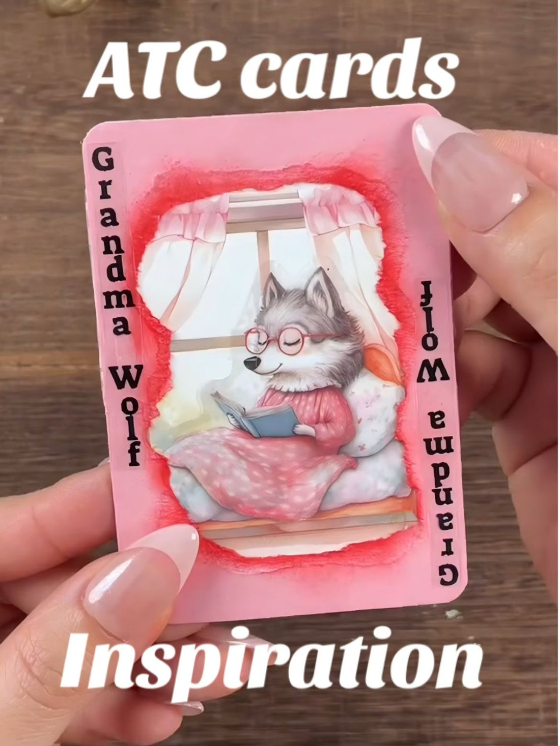 Grandma wolf ATC cards – Goodiesforsoul