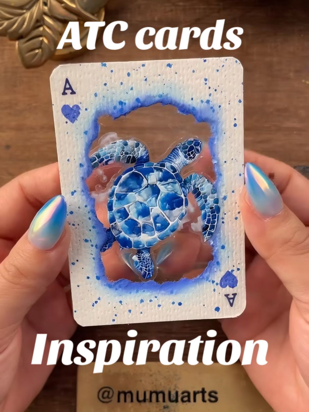 Sea turtle ATC cards – Goodiesforsoul
