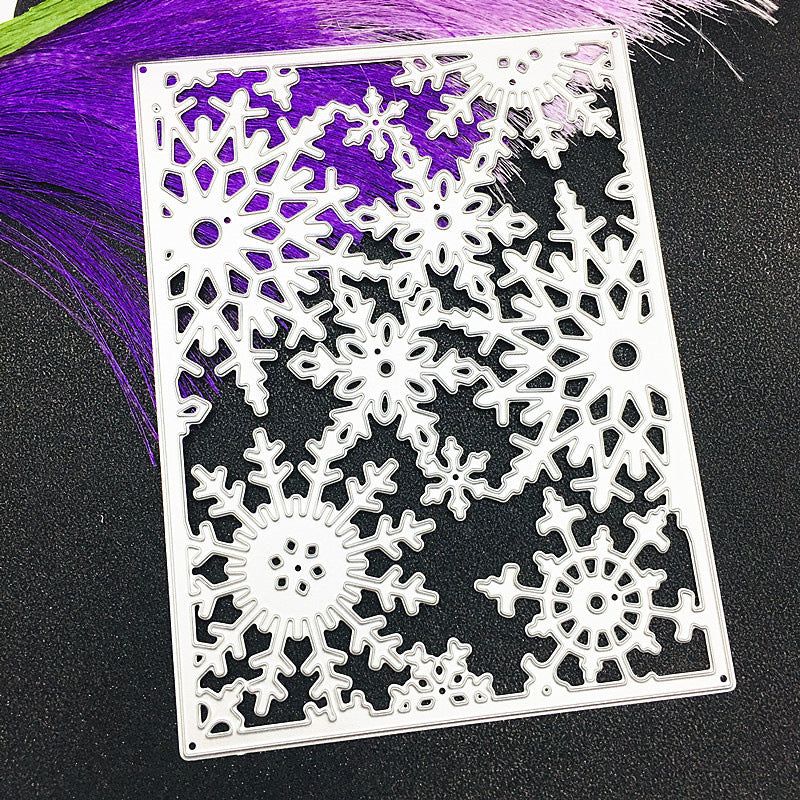 1106 Rectangular snowflake metal cutting dies cut – Goodiesforsoul