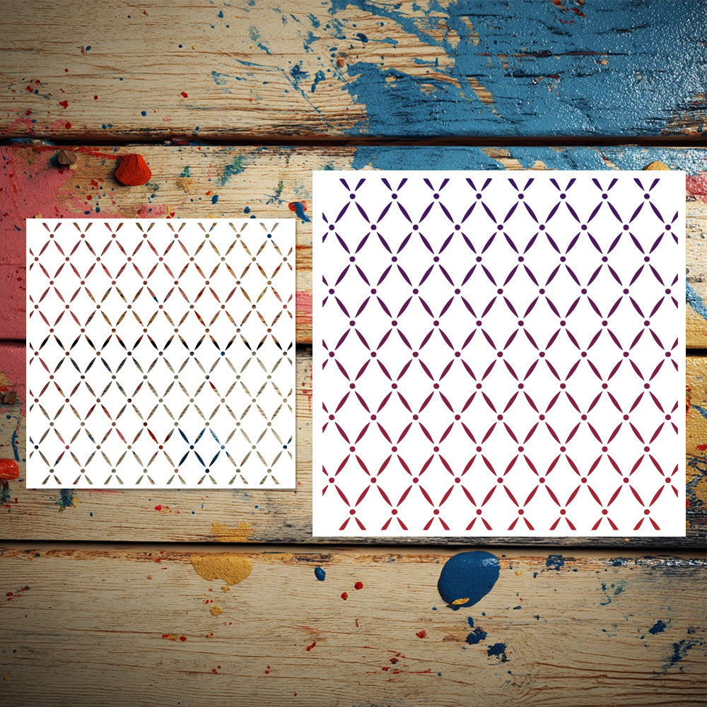 1020 Grid stencil 15CM*15CM – Goodiesforsoul