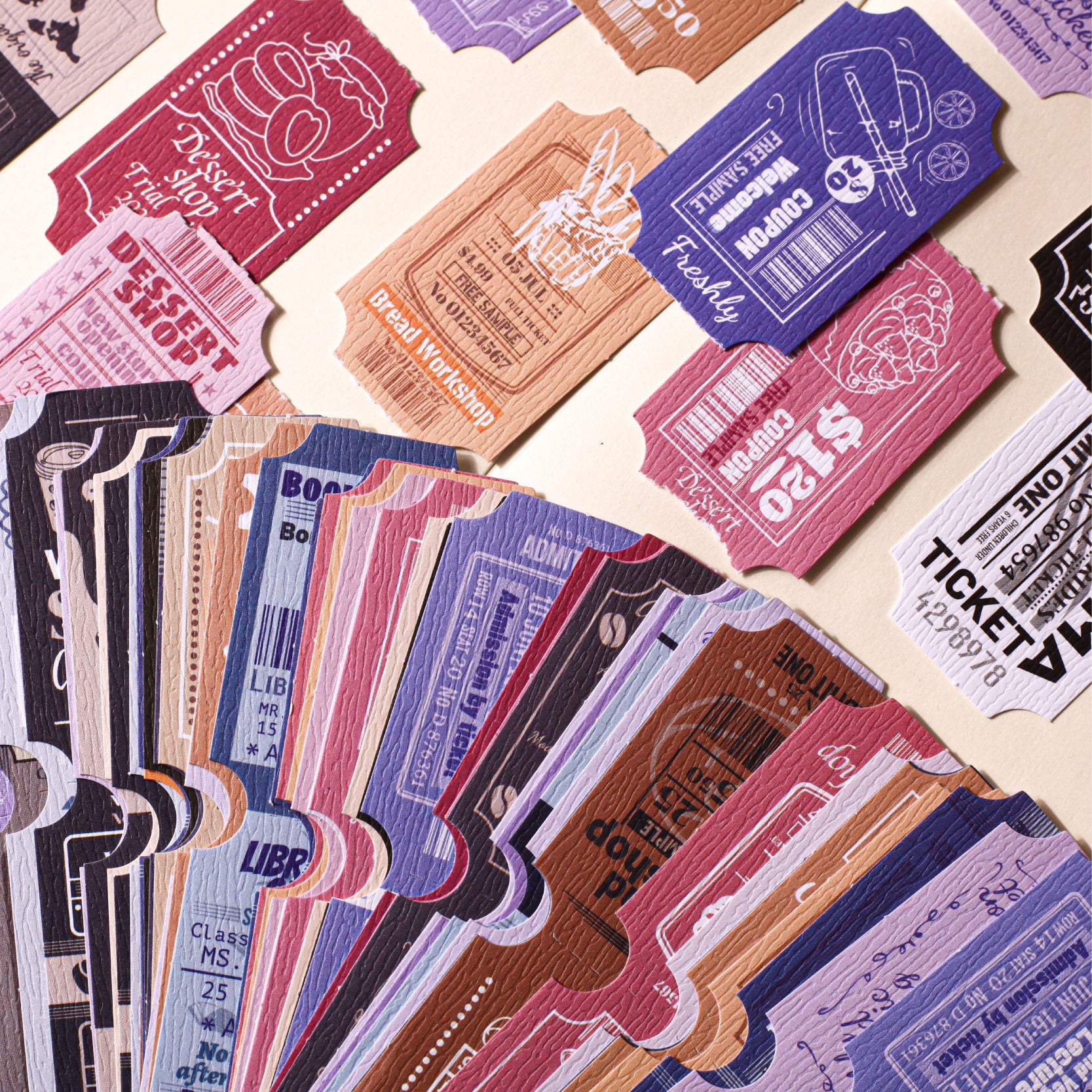 0625 Ticket Sticker -15Pcs each pack – Goodiesforsoul