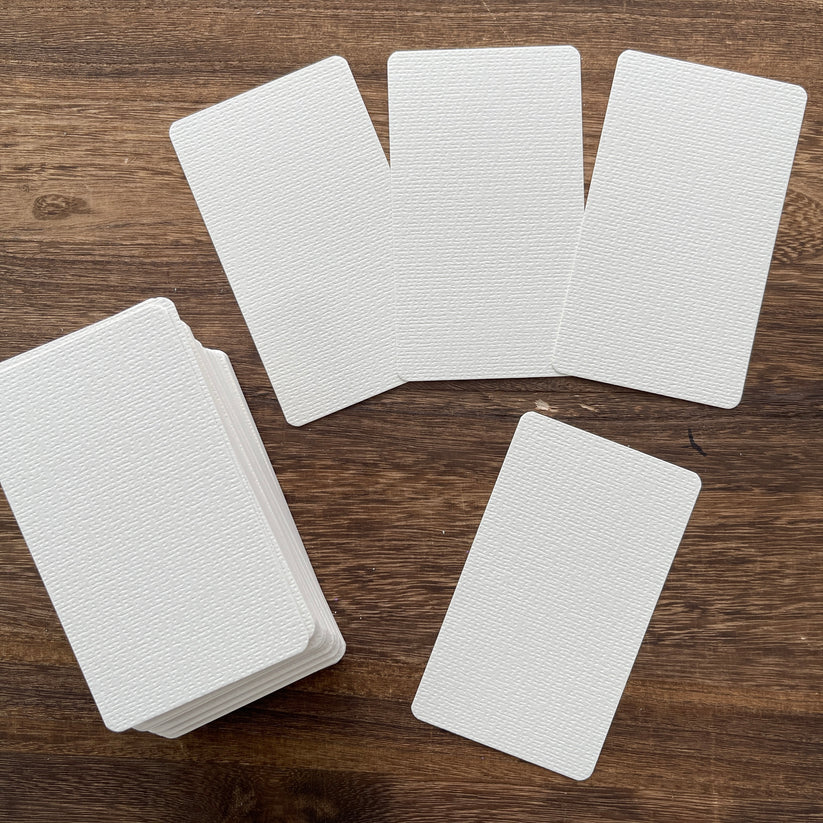 Blank Tarot Cards Deck, watercolor paper, 100 Cards, Standard Tarot Si ...