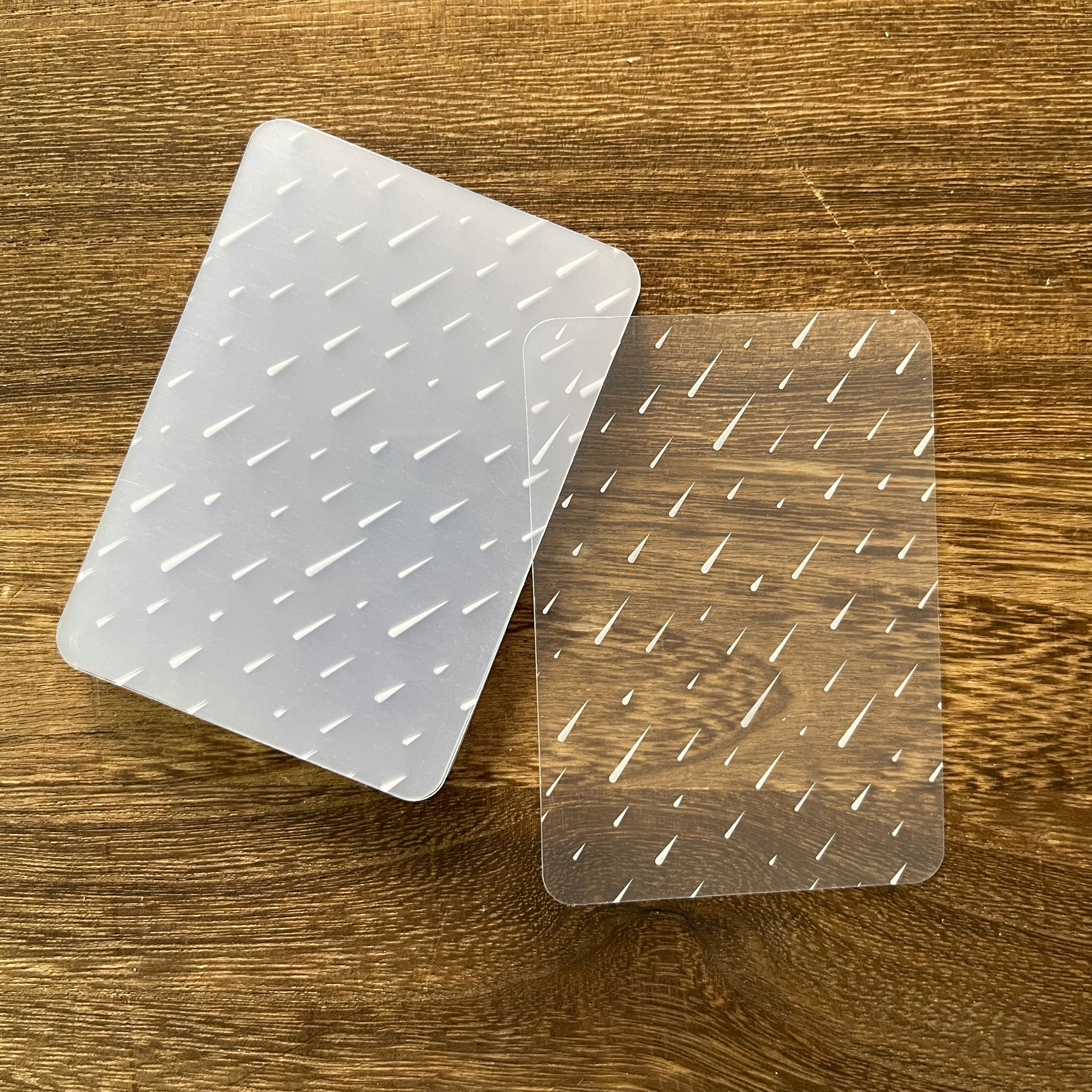 Rain Clear ATC card 20 pcs 1 pack *Both sides have protective film ...