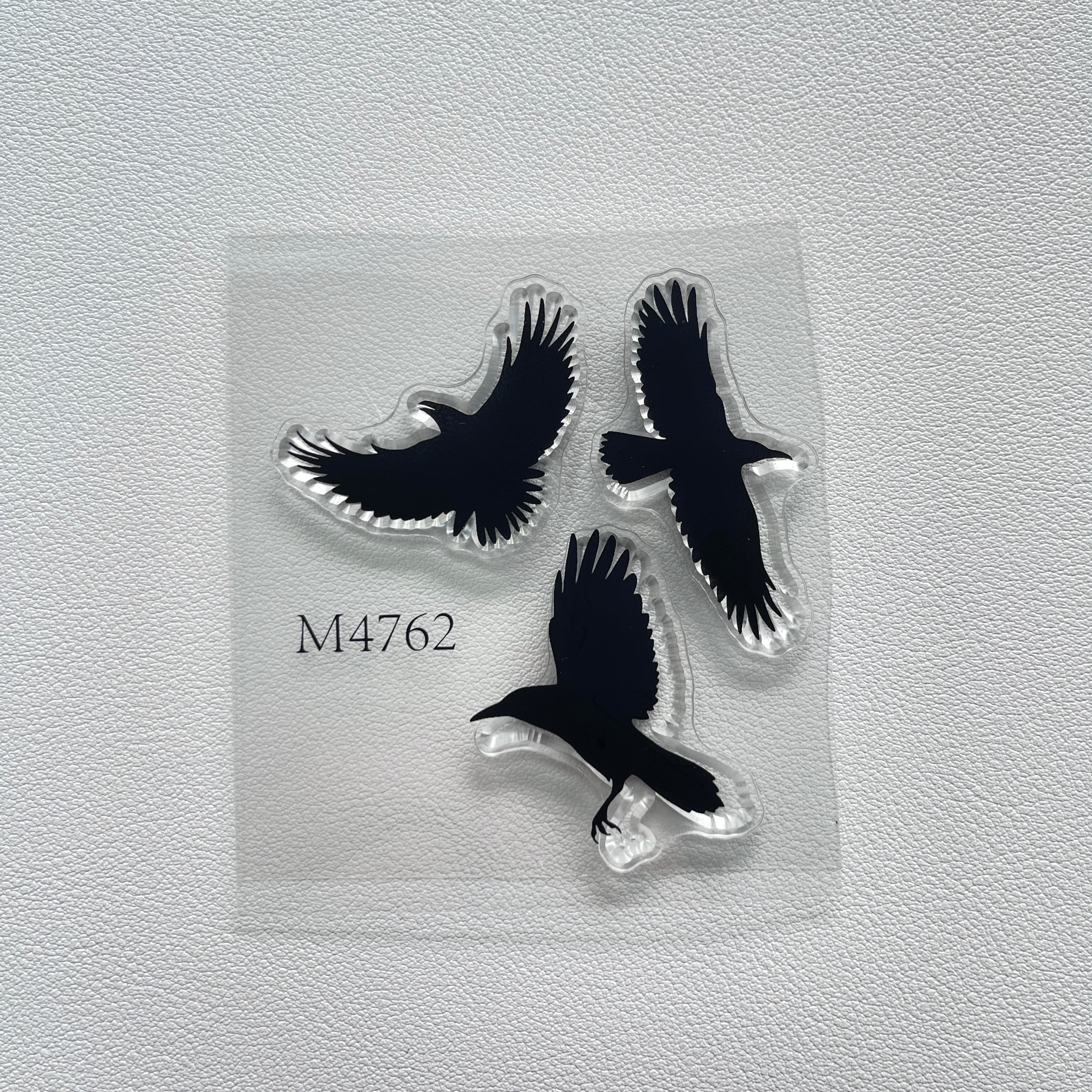 260130 Three crows Clear Stamp 6.8cm*6.2cm – Goodiesforsoul